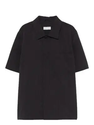 Herno Herno Waffle Knit Pocket Shirt Black
