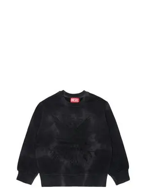 DIESEL® Diesel Graphic Print Rhinestone Embellished Sweatshirt