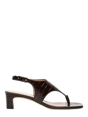 STUART WEITZMAN Stuart Weitzman Baby Babette Thong Sandal Walnut