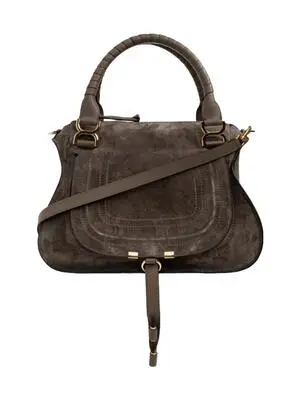Chloé Chloe Marcie Shoulder Bag Grey