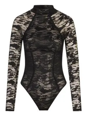 DIESEL® Long-sleeve High-neck Bodysuit - No
