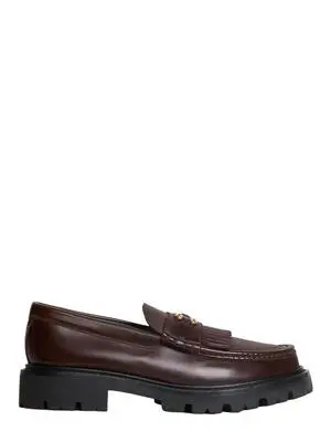 CELINE Celine Margaret Loafer With Triomphe Frame In Polished Bull