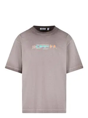 Off-White Crew-neck T-shirt - Beige