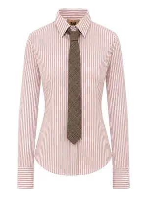 ANIYE BY Aniye By Striped Shirt With Classic Collar And Curved Hem No