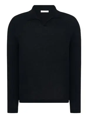 THE ROW The Row Ripley Polo Shirt Black