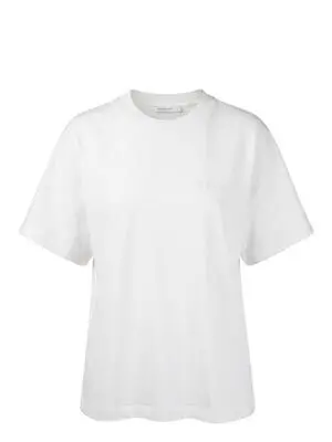 Patrizia Pepe Logo Embroidered T-shirt - White
