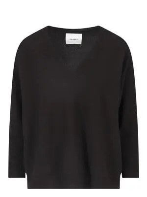 LISA YANG V-neck Sweater - Brown