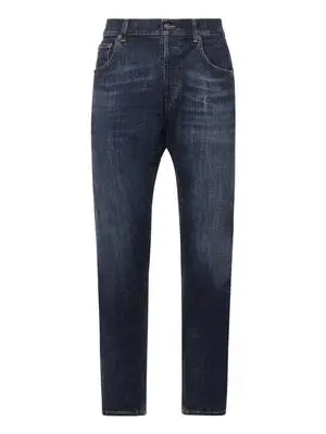 DONDUP Faded Whiskered Jeans - Black