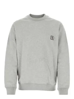 WOOYOUNGMI Long-sleeved Crewneck Sweater - Gray