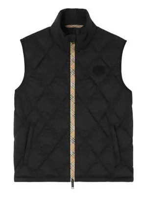 Burberry Packable Quilted Nylon Gilet - Black