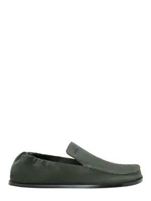 Loewe Loewe Flex Suede Loafers Gray-green
