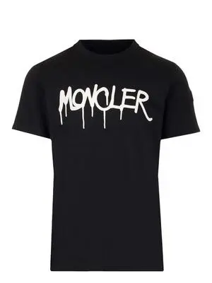 Moncler Logo T-shirt - Black