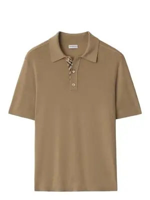 Burberry Slim-fit Polo Shirt - Flax