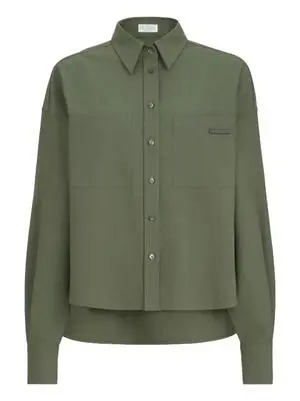 BRUNELLO CUCINELLI Brunello Cucinelli Tropical Luxury Wool Shirt