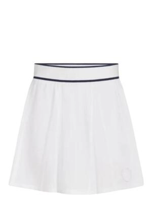 Brunello Cucinelli Stretch-cotton Piqué Mini Skirt - White