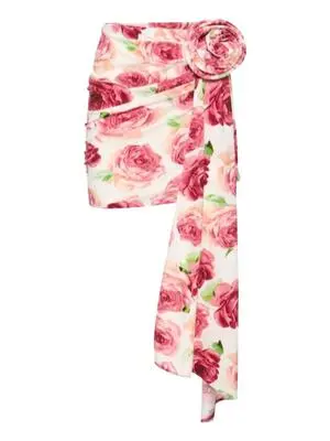 MAGDA BUTRYM Magda Butrym Pendant Printed Mini Skirt