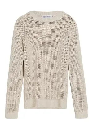 BRUNELLO CUCINELLI Brunello Cucinelli Ribbed Net Sweater