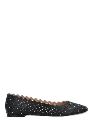 Chloé Studded Ballet Flats - Black