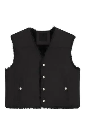 Givenchy Snap Down Vest - Black