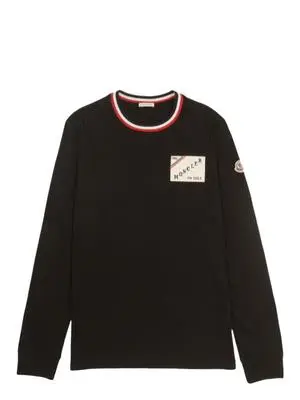 MONCLER Logo-patch Cotton T-shirt
