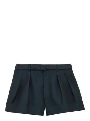 SAINT LAURENT Saint Laurent Wool And Mohair Tailored Shorts