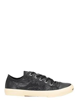 Balenciaga Leather Low-top Sneakers - Black