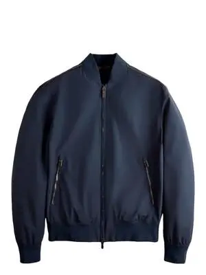 TOD'S Long-sleeved Bomber Jacket - Blue
