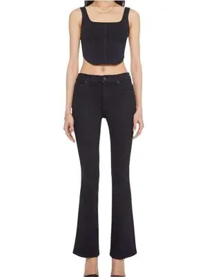 MOTHER Mother Flared Jeans Deep Black