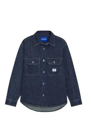 Hugo Boss Buttoned Pocket Shirt - Dark Blue