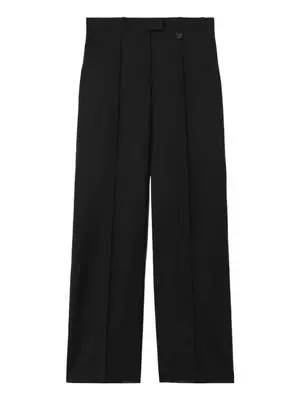 Burberry Wool Tailored Trousers - Black