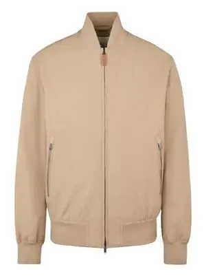 TOD'S Long-sleeved Bomber Jacket - Nude