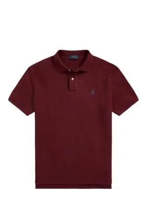 Polo Ralph Lauren Logo-embroidered Straight Hem Polo Shirt - Brown