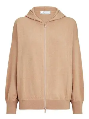 BRUNELLO CUCINELLI Brunello Cucinelli Alpaca Wool Hooded Cardigan