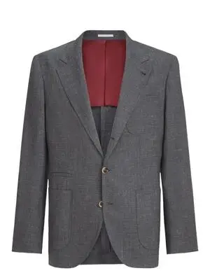 BRUNELLO CUCINELLI Brunello Cucinelli Deconstructed Blazer With Horn Buttons