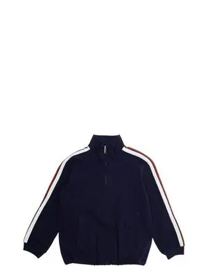 Gucci Stripe Detail Zip-up Sweatshirt - Black