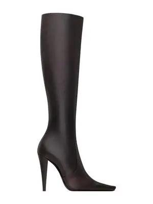 SAINT LAURENT Saint Laurent 77 Boots In Smooth Leather