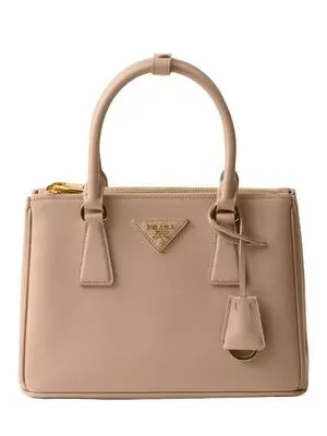 Prada Galleria Small Saffiano Leather Bag - Bean Paste Color