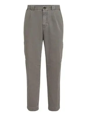 BRUNELLO CUCINELLI Brunello Cucinelli Cotton Chevron Cargo Trousers