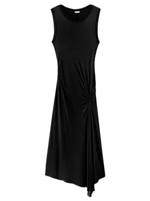 JOSEPH Cheikh Sleeveless Midi Dress - Black