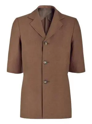 TOD'S Short-sleeved Casual Jacket - Brown