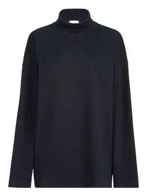 BRUNELLO CUCINELLI Brunello Cucinelli Cotton And Silk Blend High Neck Sweater