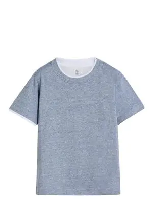 BRUNELLO CUCINELLI Brunello Cucinelli Linen And Cotton Jersey T-shirt