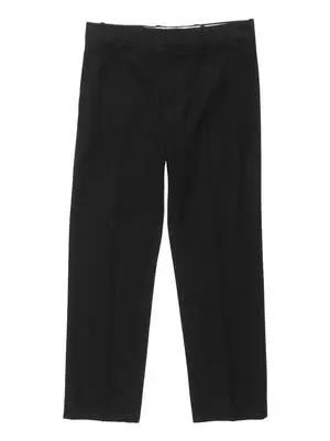 Acne Studios Pressed-crease Tailored Trousers - Black