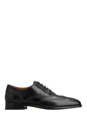 TOD'S Leather Derby Shoes - Black