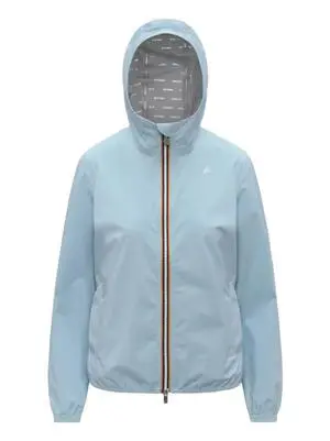 K-WAY K-Way Zip-Up Hooded Jacket Blue