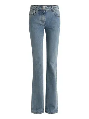 BALMAIN Balmain Bootcut Faded Denim Jeans