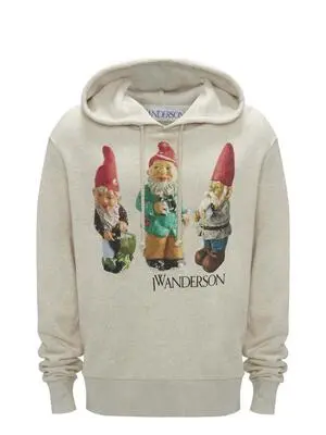 J.W.ANDERSON Jw Anderson Gnome Trio Drawstring Hoodie - Nude