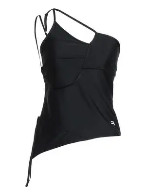 BALENCIAGA Balenciaga One-Shoulder Asymmetrical Top With Logo Detail