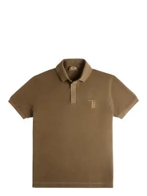 TOD'S Short-sleeve Polo Shirt - Brown
