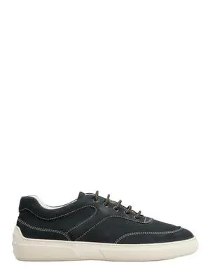TOD'S Round Toe Lace-up Sneakers - Black